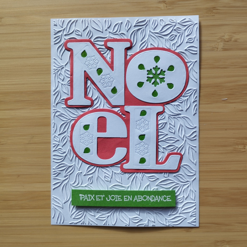 Die set NOEL - Die matrice métallique pour découpe